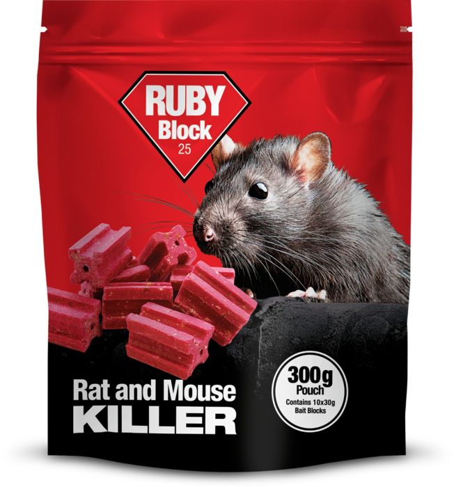 Lodi Ruby Block 25 - Rat & Mouse Killer Poison