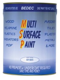 Multi Surface Paint Black 750ml Satin