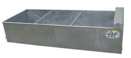 Water Trough 10'x4'x2' x/Large Section Galv c/w Integral Box