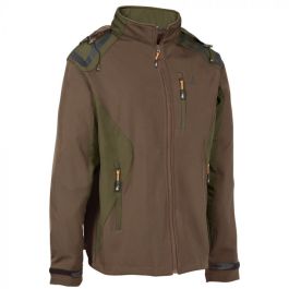 Softshell Waterproof Hunting Jacket - Green/Brown - Percussion