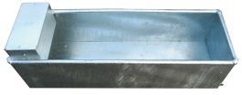 Galvanised Water Trough with Fixed Box at End | Durable Livestock ...